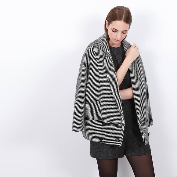 FRNCH | Jackets & Coats | Frnch Button Lap Jacket | Poshmark